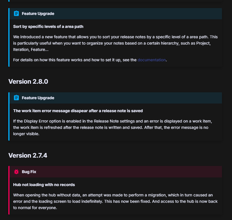 Release Notes for DevOps | Professional Release Notes for DevOps ...